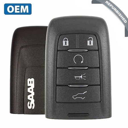 Saab OEM:REF2011 / 5-Button Smart Key / PN25849810 / NBG009768T RSK-SAAB-94X | Zoro